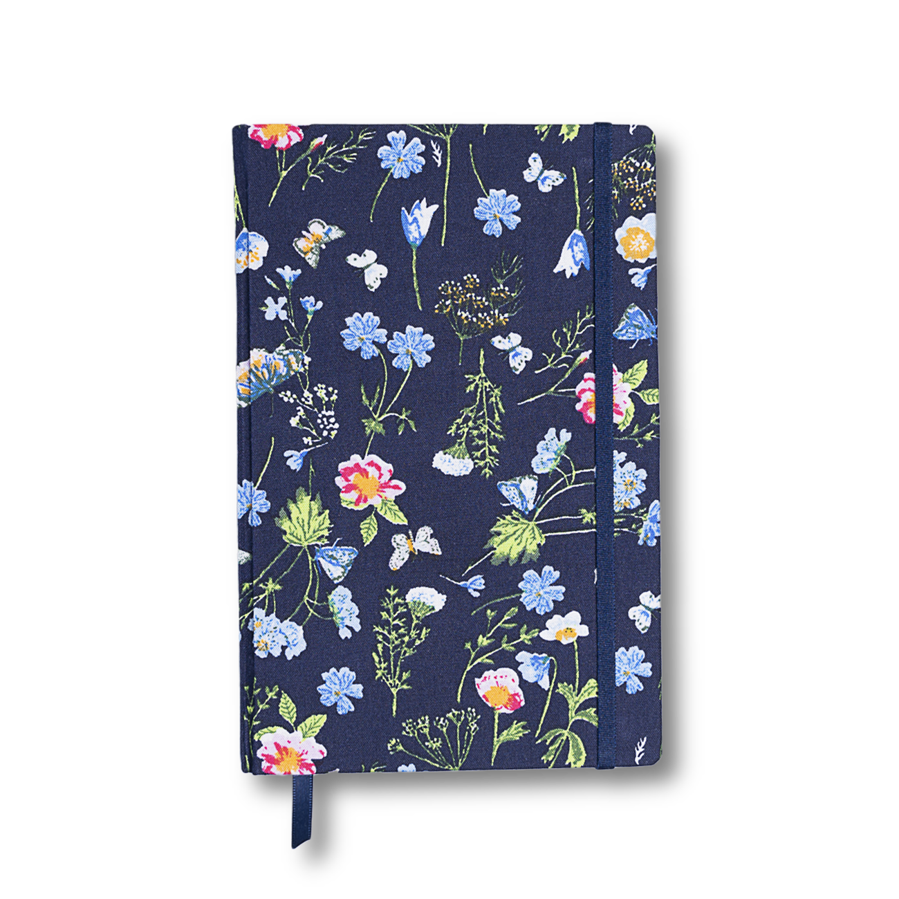 Romantic Flowers Abstract Journal - Handmade Notebook by Catalina Sánchez